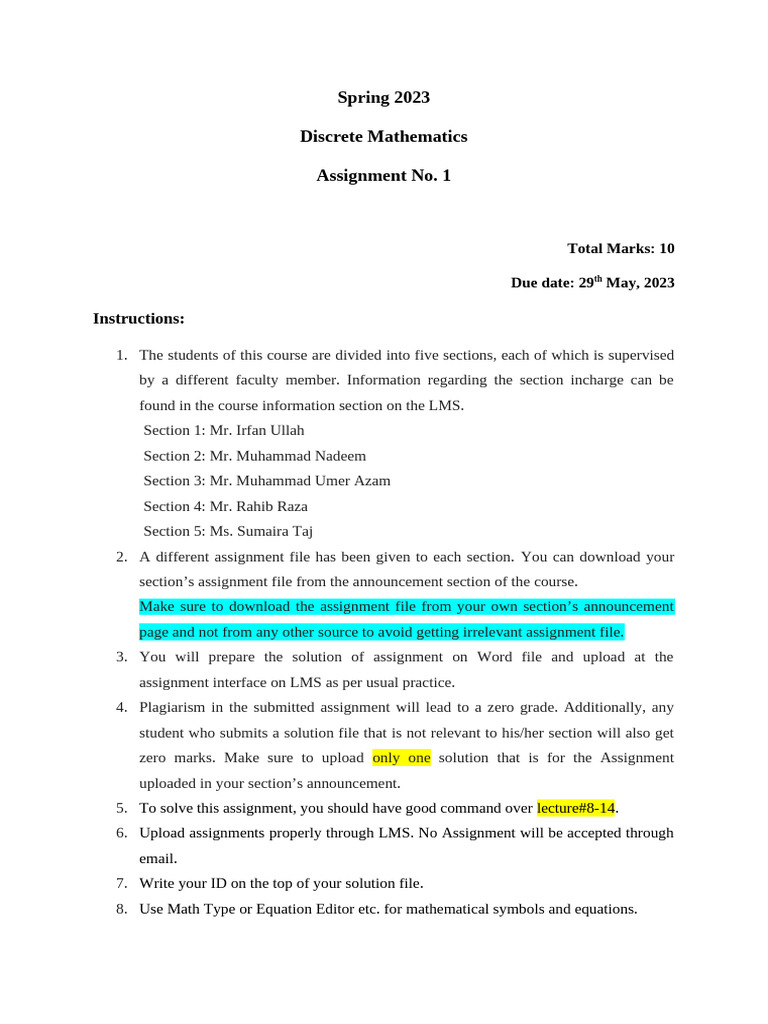 Assignment Spring 2023 MTH202 | PDF Assignment Spring 2023 MTH202 | PDF