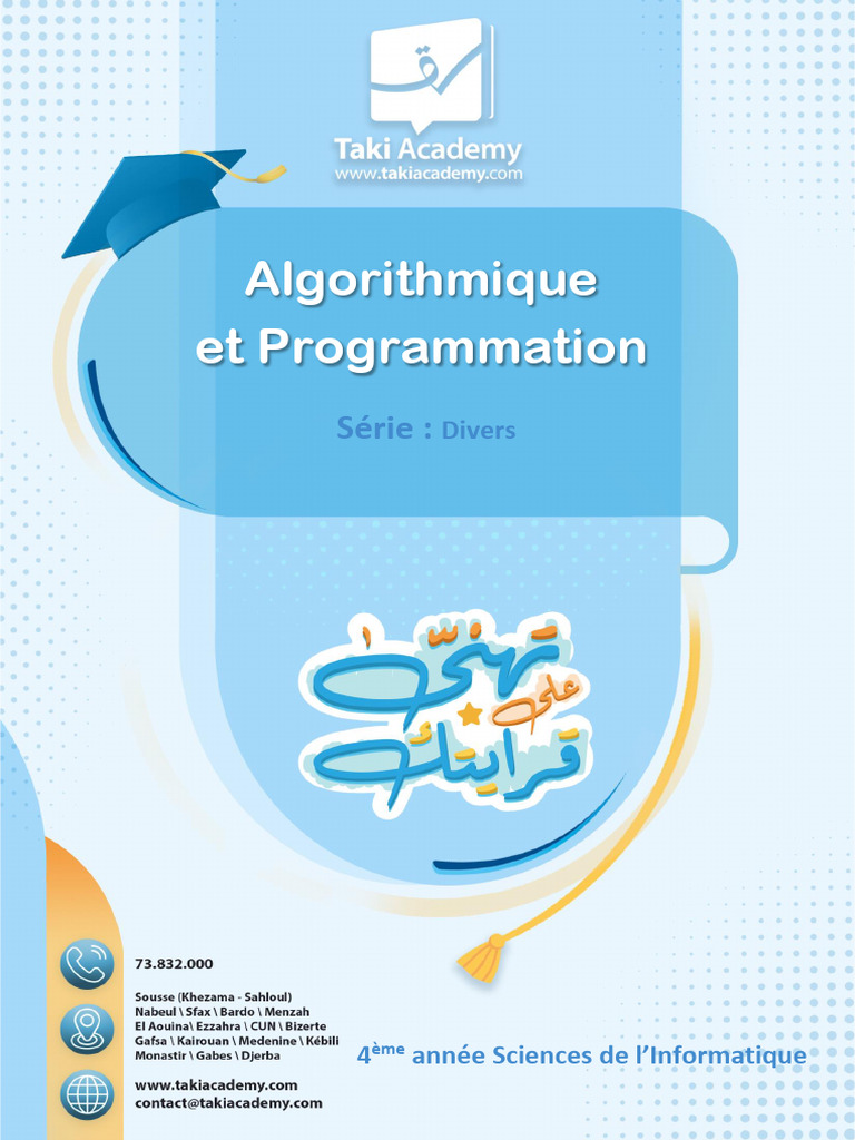 Algorithmique Et Programmation: Série | PDF