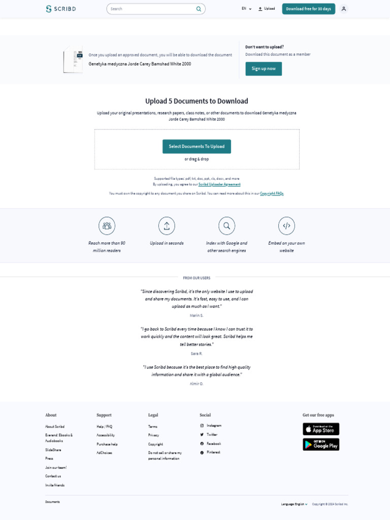 Upload A Document - Scribd | PDF