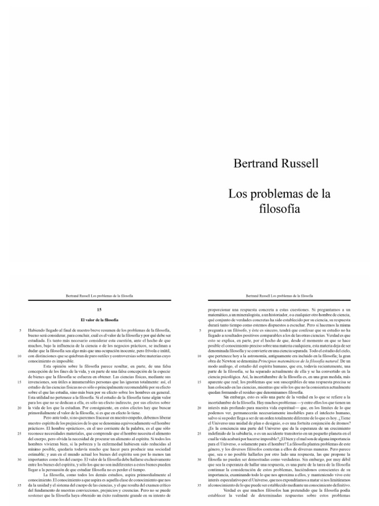 El Valor de La Filosofía | PDF