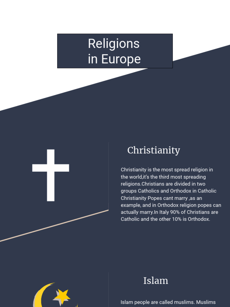 Religions in Europe | PDF