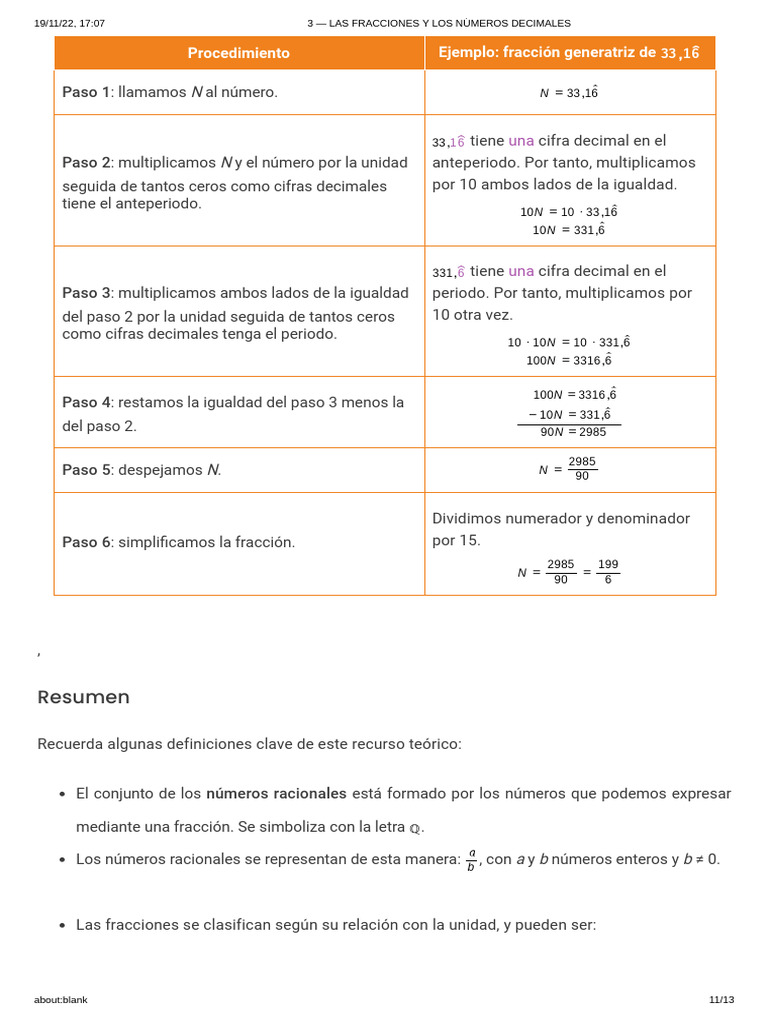 3 - Las Fracciones y Los Números Decimales | PDF