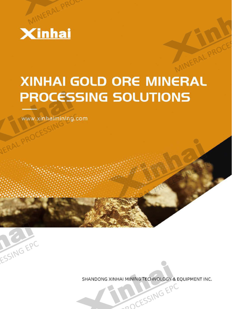 XINHAI-Gold Ore Mineral Processing Solutions | PDF