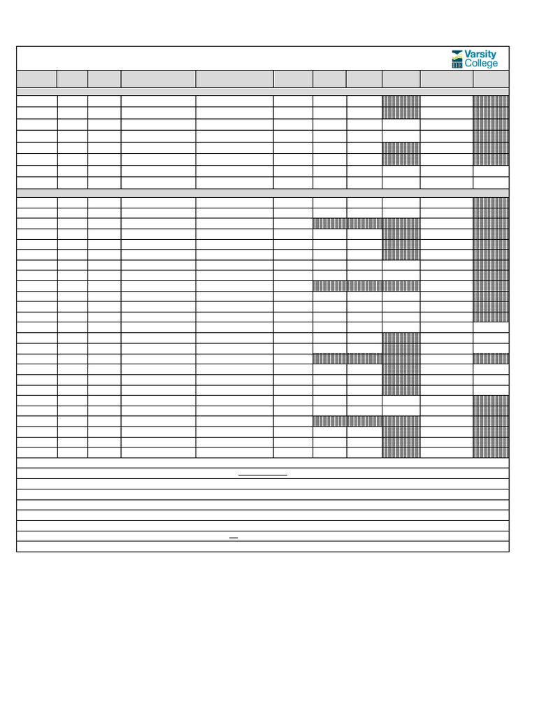 IIE VC BCAD0701 Year 1 Programme Assessment Schedule 2024 V8 | PDF | Educational Assessment And ...
