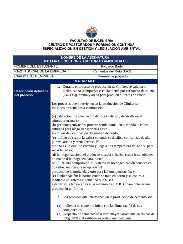 Matriz Med | PDF