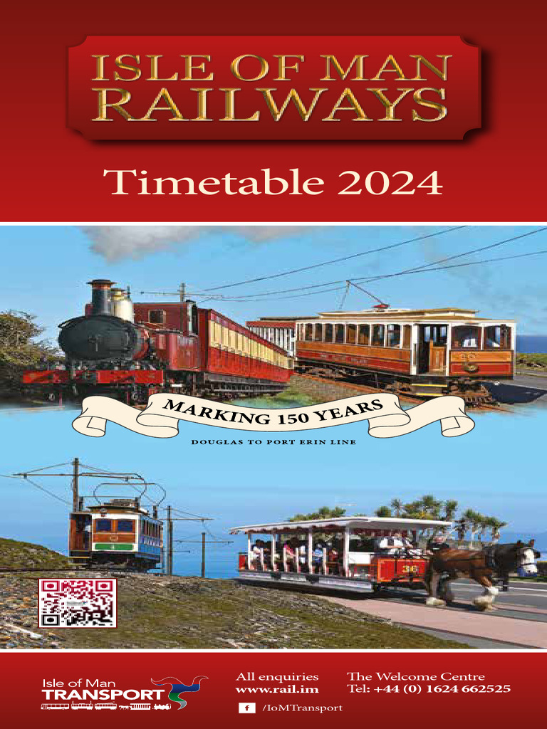 Isle of Man Railways 2024 Timetable - 1528877553 | PDF