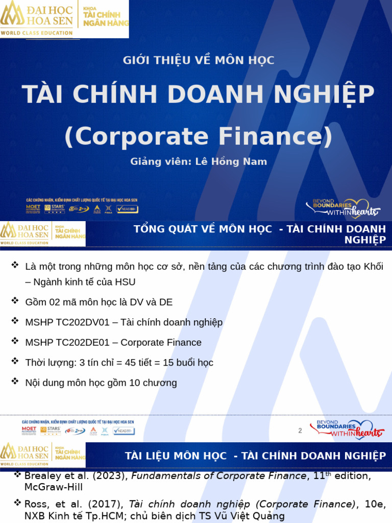 Chương 1 - Tong Quan Ve TCDN (Tai Lieu SV) | PDF