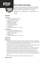 Vanillacake Preppy Kitchen | PDF | Cakes | Baking
