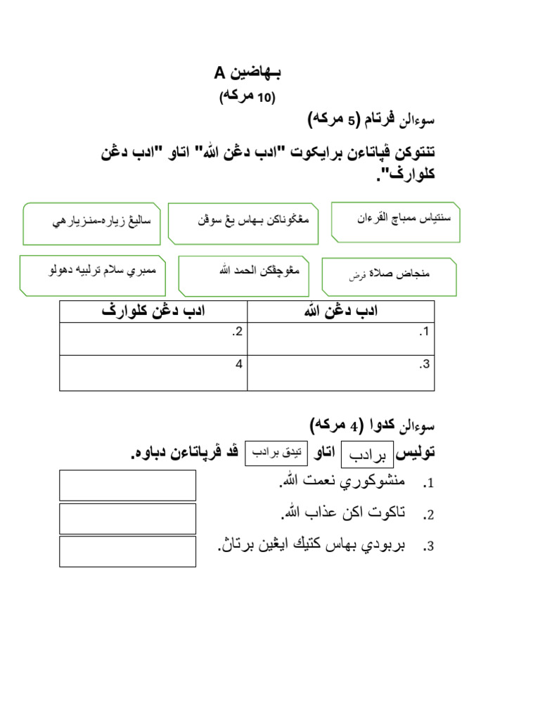 Soalan Seminar Upkk 2024 | PDF