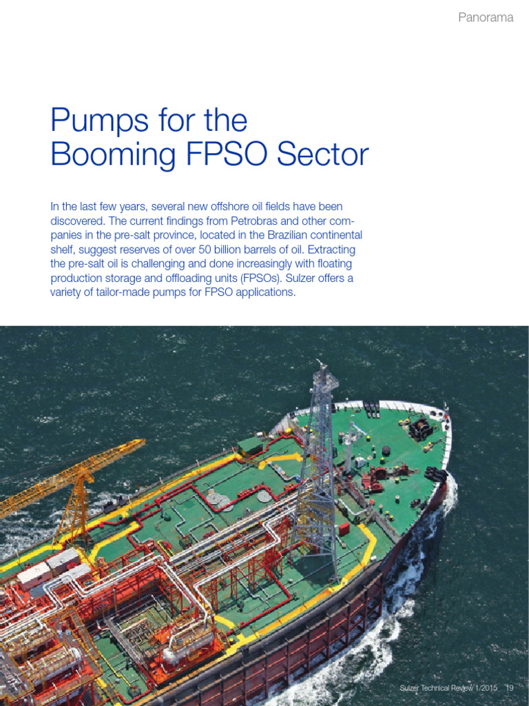 Pumps For Bomming Fpso | PDF