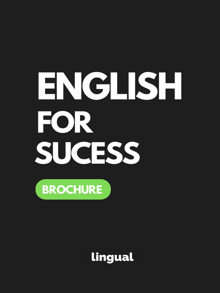 Brochure English For Success | PDF