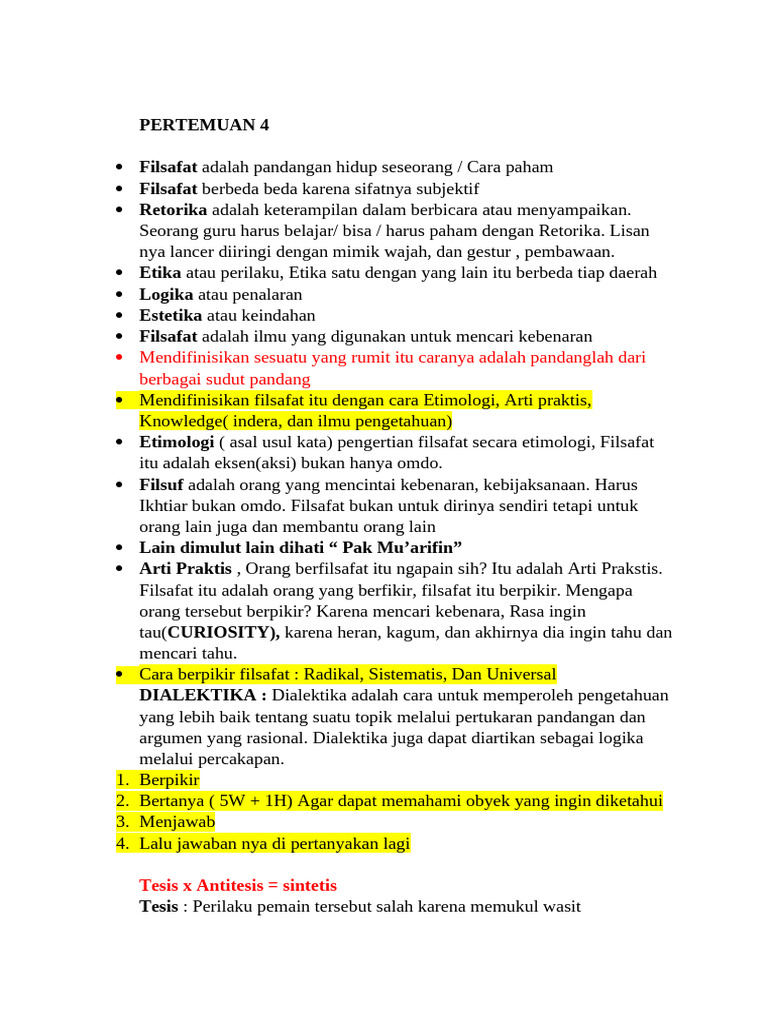 Resume Pertemuan 4 Dasar Dasar Pendidikan Jasmani Pak Muarifin | PDF