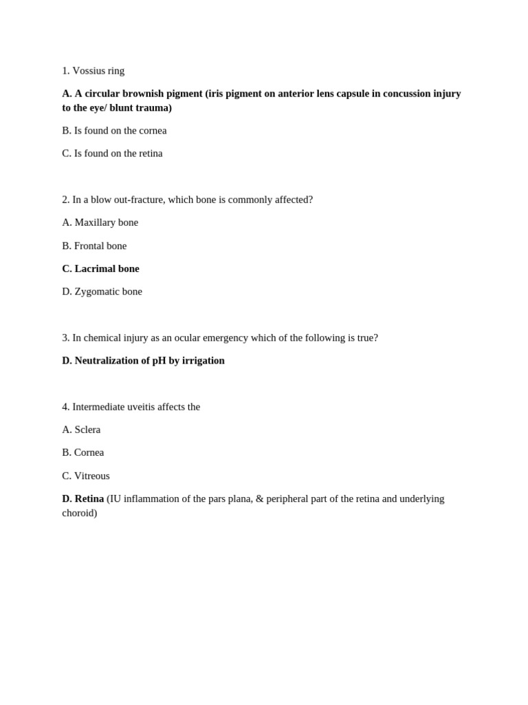 Solved Ent Mcqs | PDF