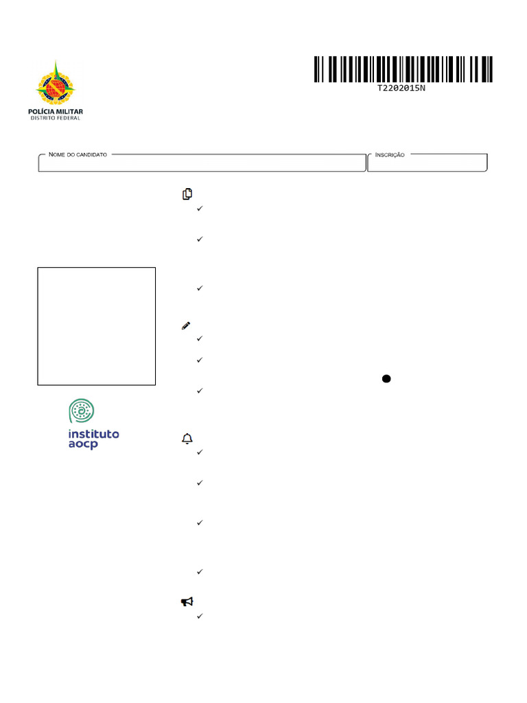 Prova PMDF 2023 - ODONTO | PDF