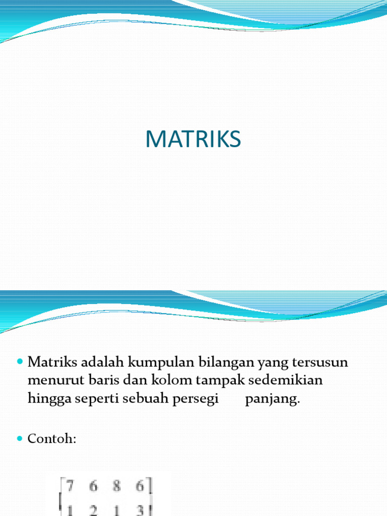 Bahan Ajar Dan LKPD Matriks | PDF