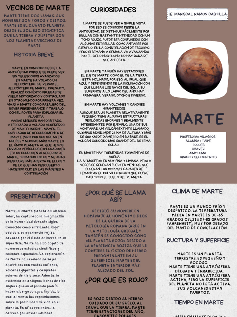 Triptico Marte | PDF