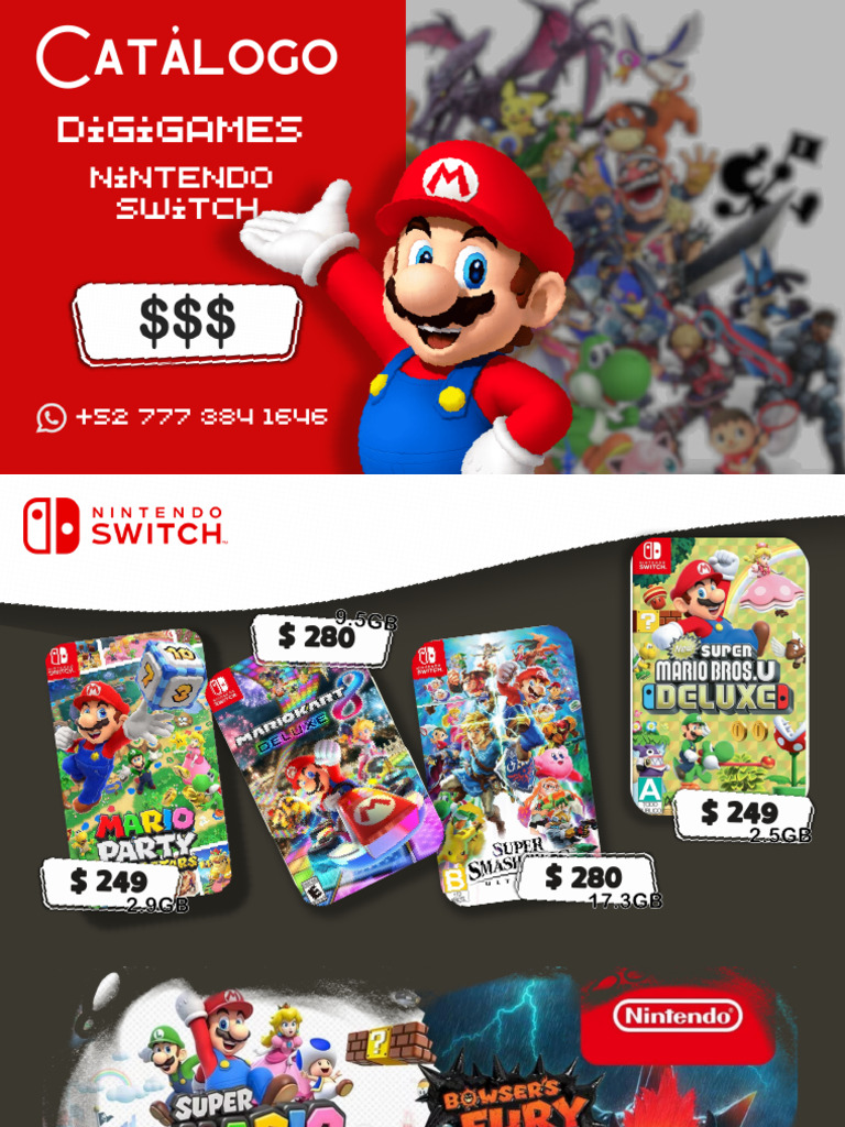 Catálogo de DigiGames Precios Switch | PDF
