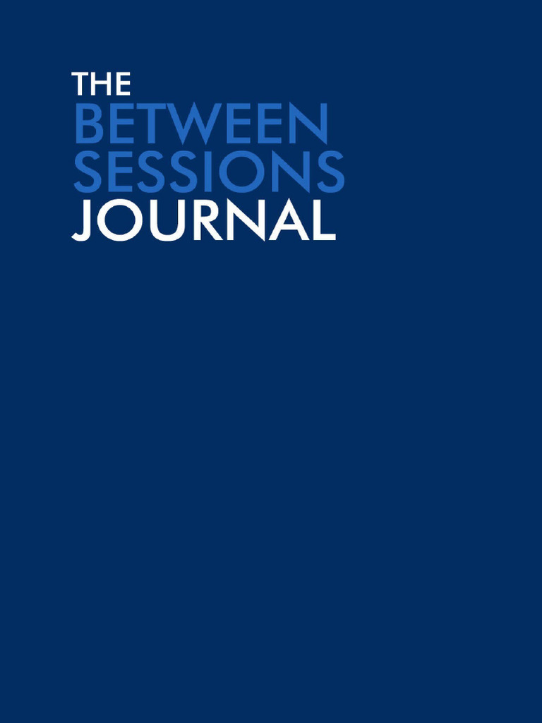 Between Sessions Journal V | PDF