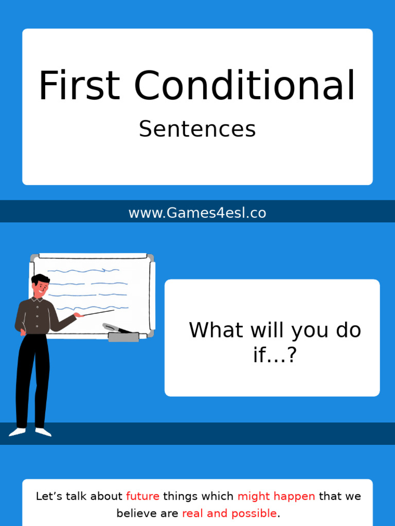 First Conditional PowerPoint Lesson | PDF