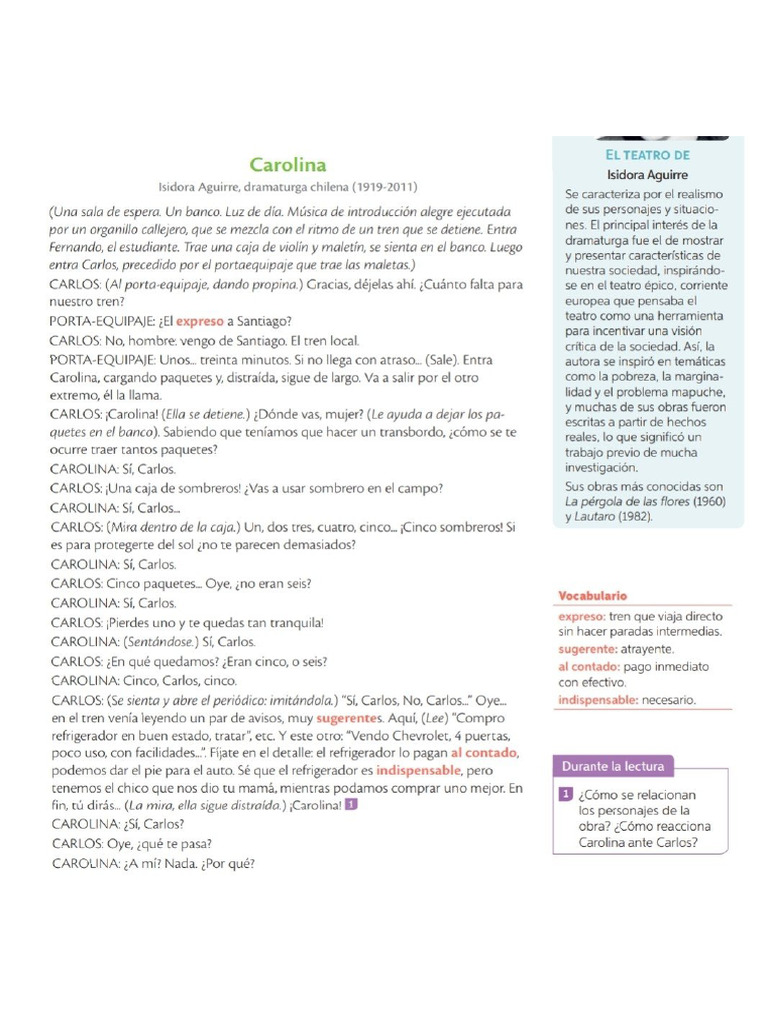 Guía VI Lenguaje 8vo. | PDF