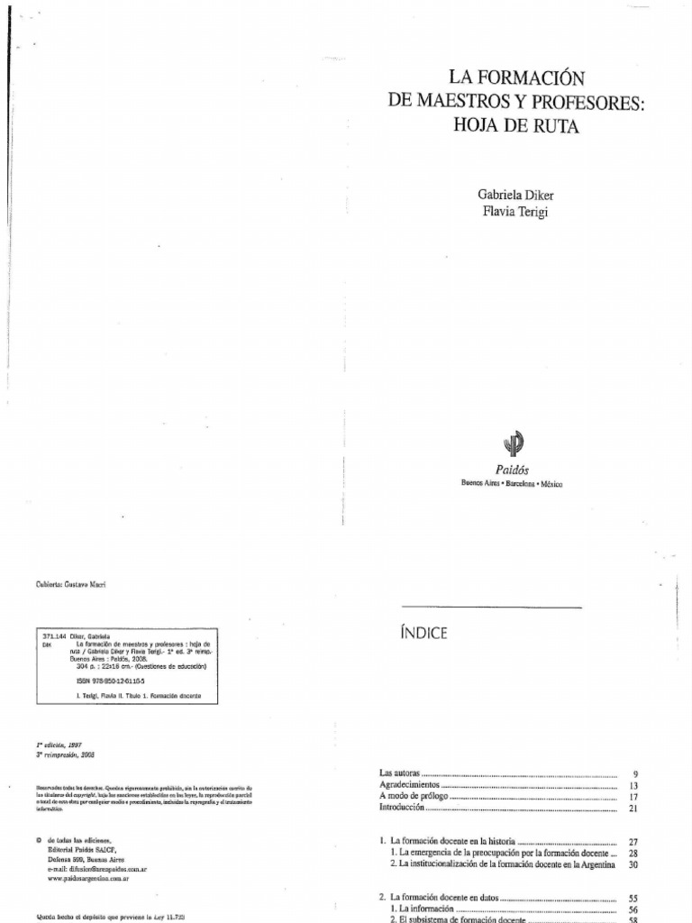 Diker y Terigi. Hoja de Ruta. Apartados 1 y 2 1 | PDF
