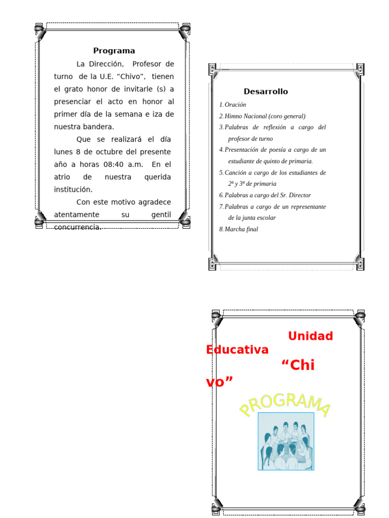 Programa de Chivo | PDF