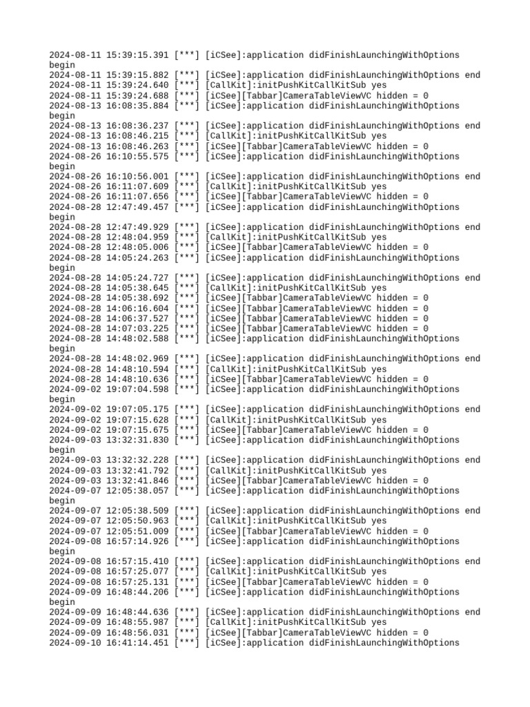 App Debug Log | PDF