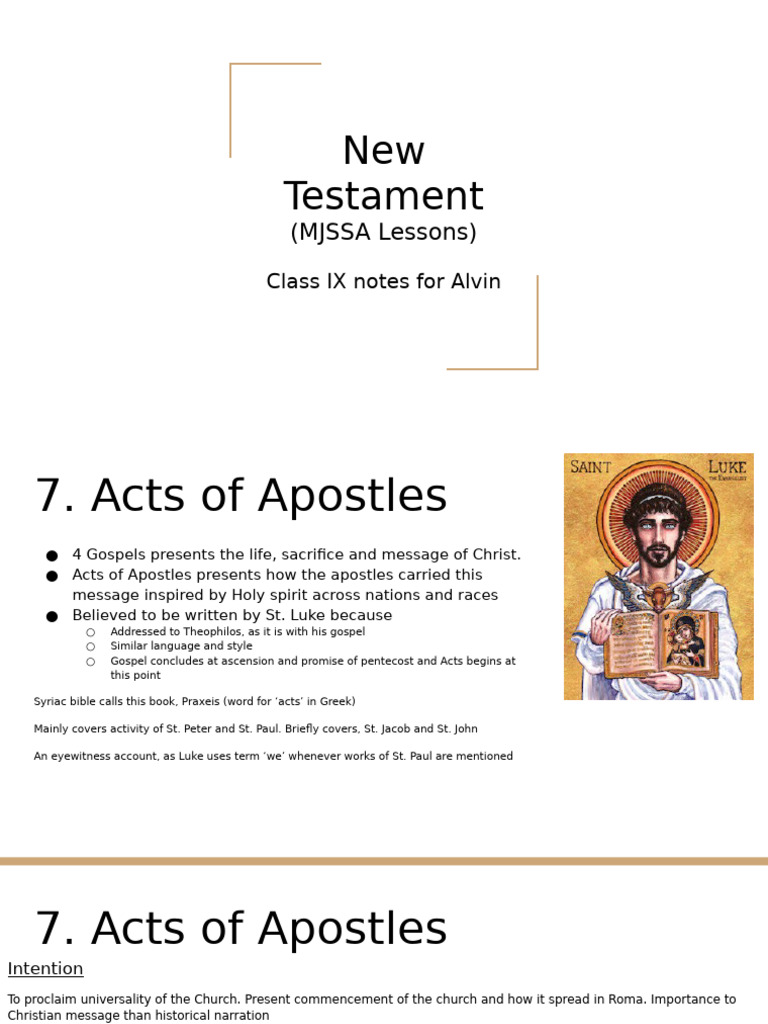 New Testament | PDF
