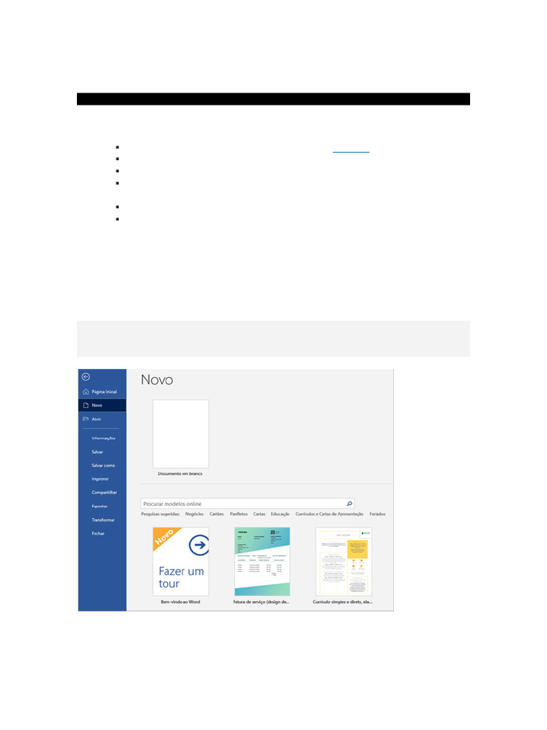 Criar Um Documento No Word | PDF
