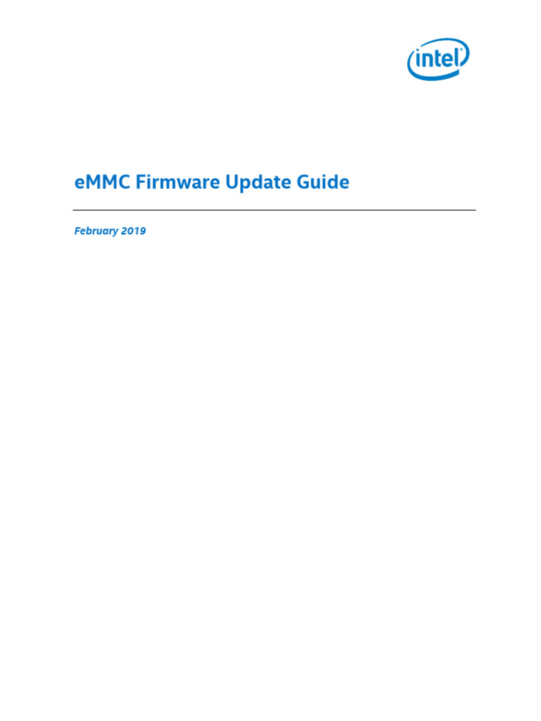 Emmc FW Update Guide | PDF