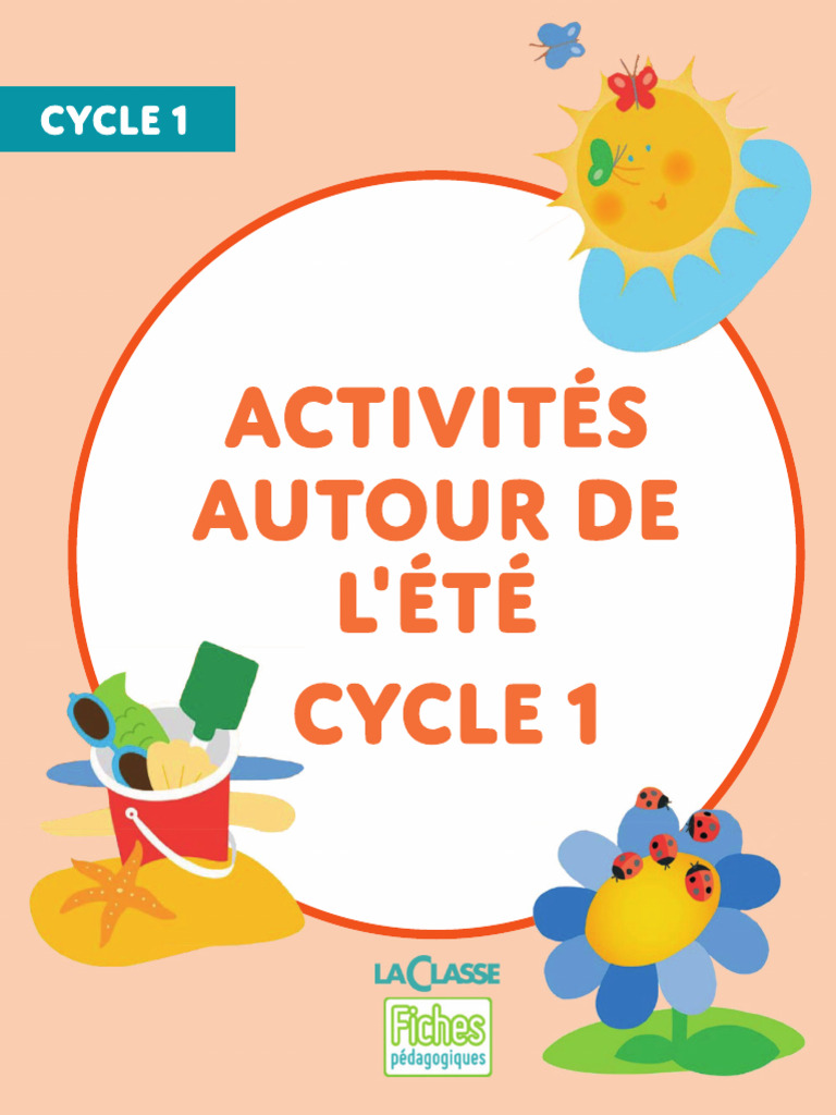 Fiche pédagogique - Activités autour de l'été Cycle 1 | PDF