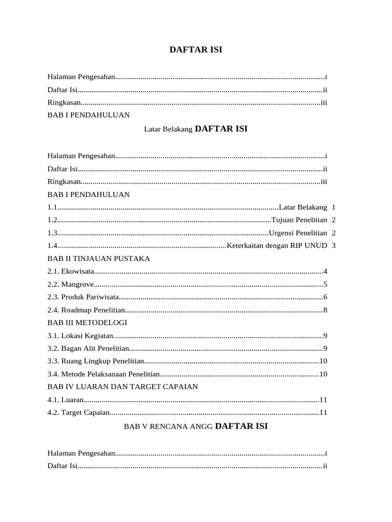 DAFTAR ISI Kja Fuahwelskfv Las | PDF