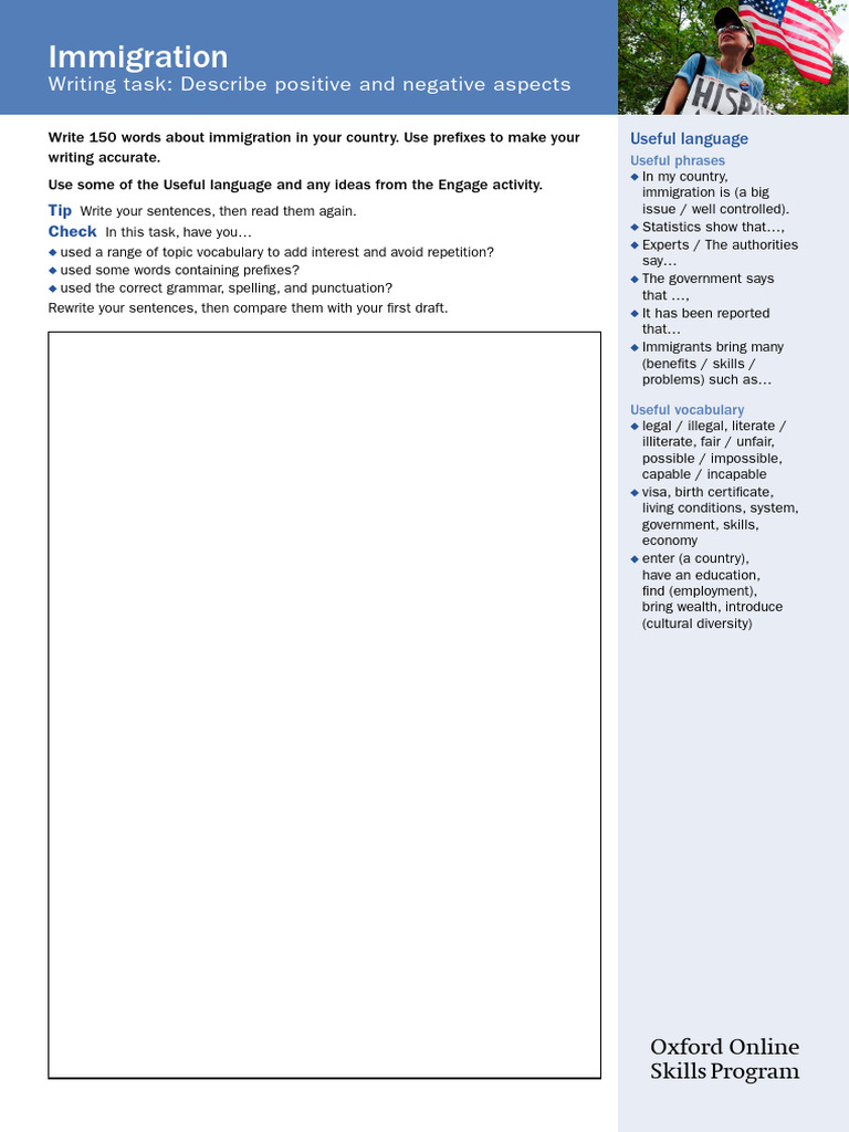 OOSPA B1 Immigration Yourname | PDF