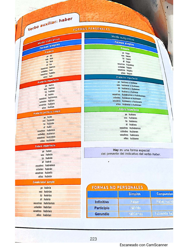 Conjugación Verbal | PDF