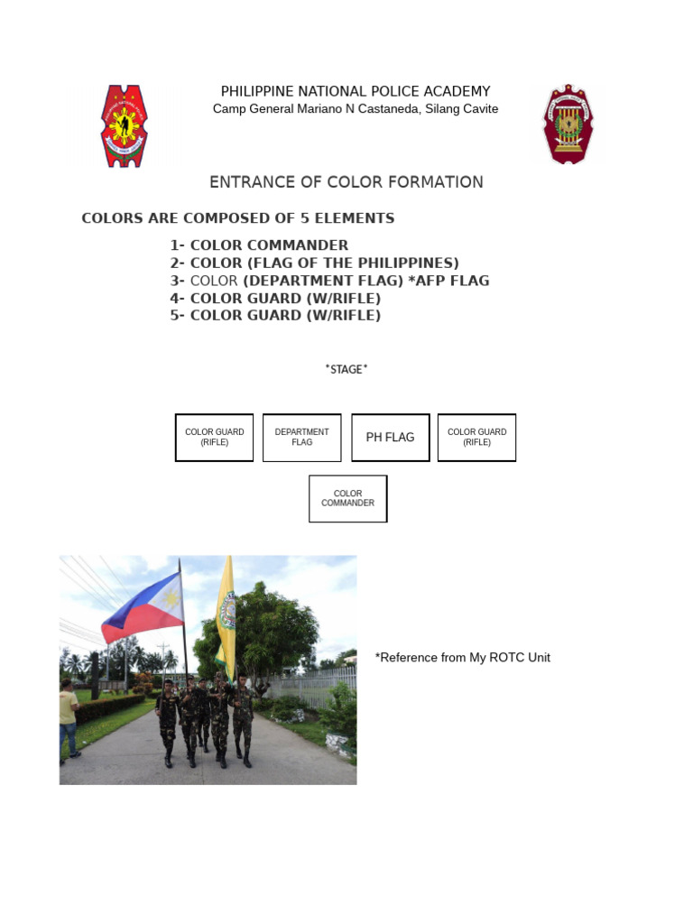 Entrance of Color Formation Guide | PDF
