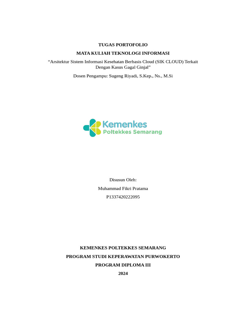 Portofolio Pak Sugeng | PDF