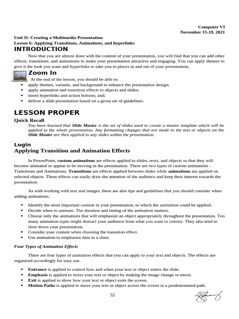 Grade 6 2nd 6th Week | PDF