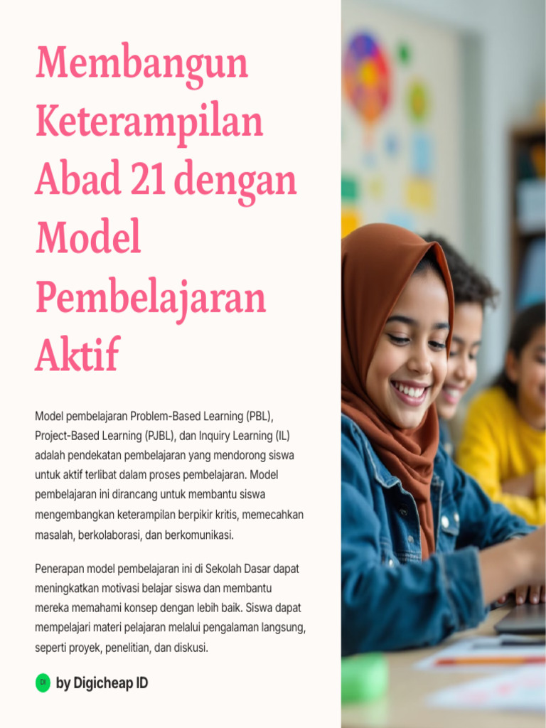 Membangun Keterampilan Abad 21 Dengan Model Pembelajaran Aktif | PDF | Pengembangan Diri