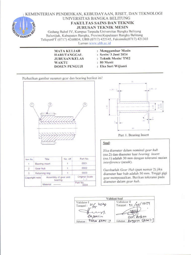 MEnggambar Mesin | PDF