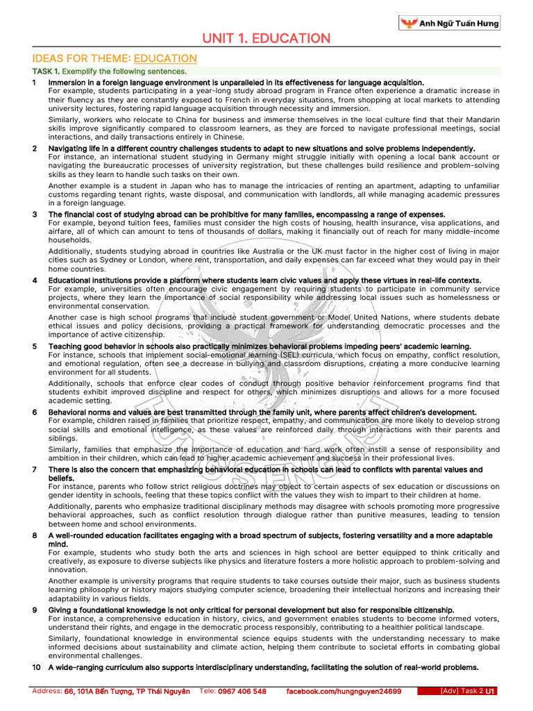 Ex 1. Edu | PDF