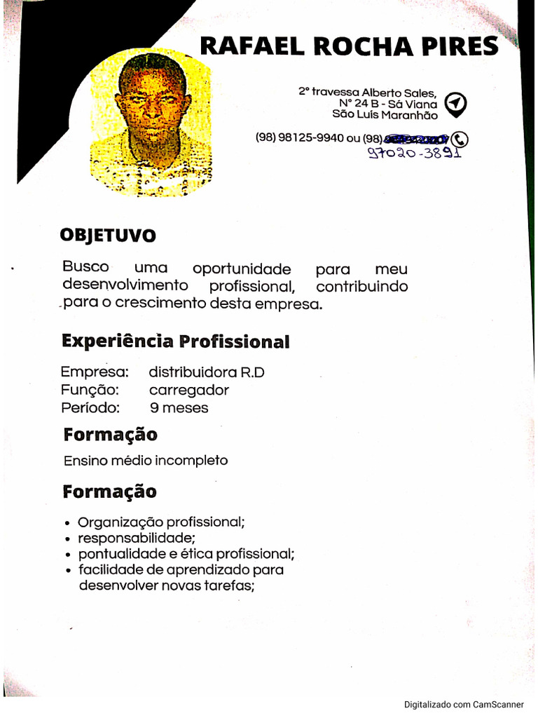 Curriculum Rafael | PDF