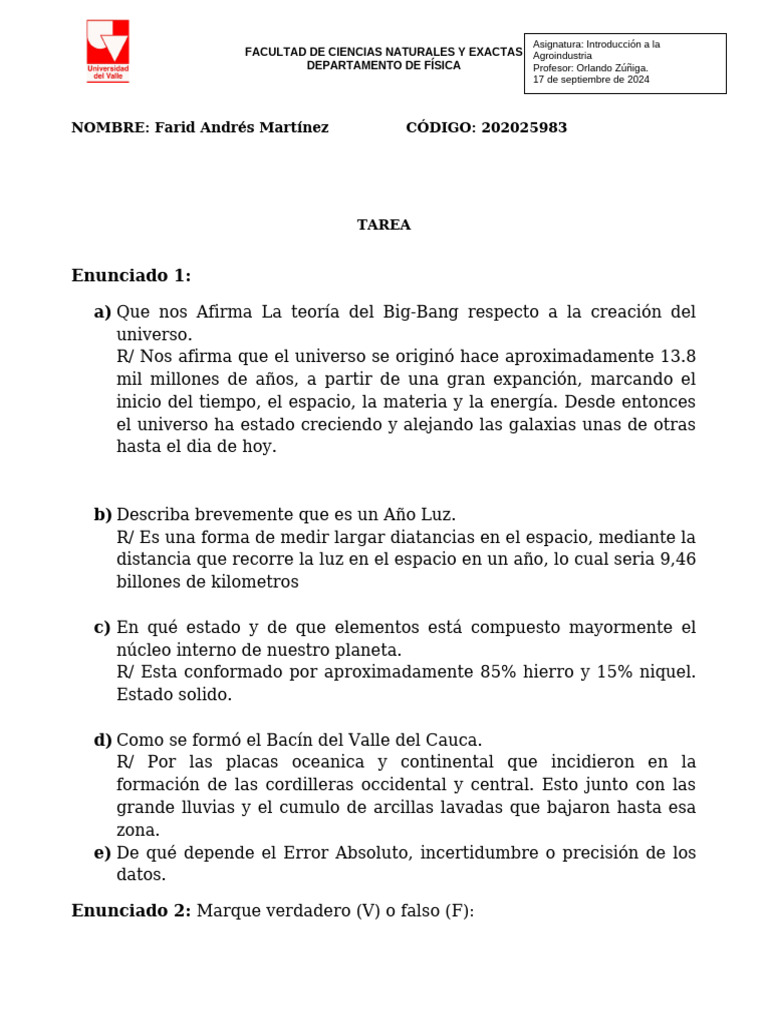Tarea Cap 1 y 2 | PDF
