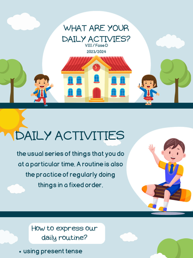 What Are Your Daily Activities | PDF