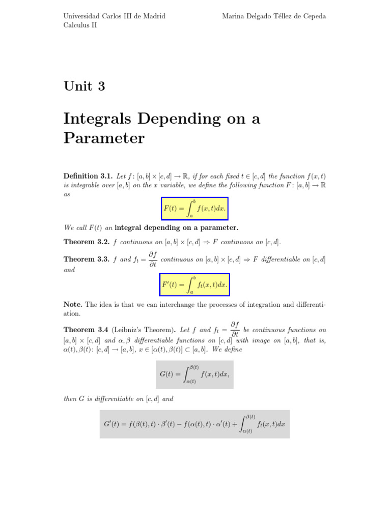 integrals_parameter | PDF
