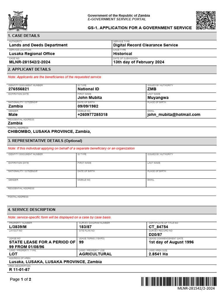 MLNR-281542 2-2024 Application Signed | PDF