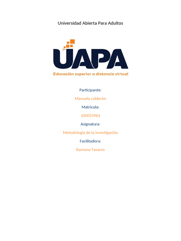 Tarea 2 Metodologia de La Inv Terminada 2 | PDF | Virus | Relaciones personales, crianza y ...