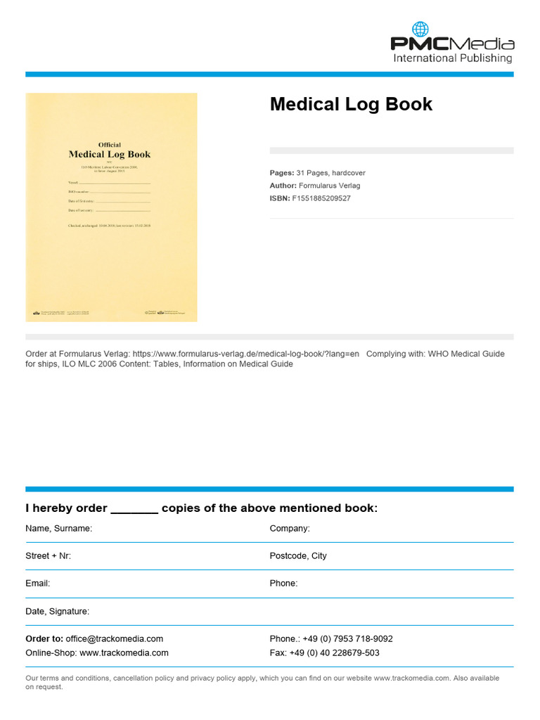 Medical Log Book | PDF