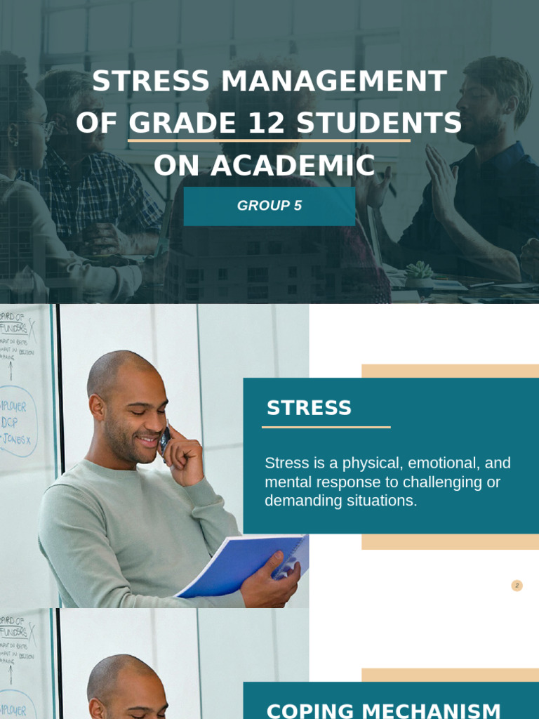 Stress Management of Grade 12 Students On Academics | PDF