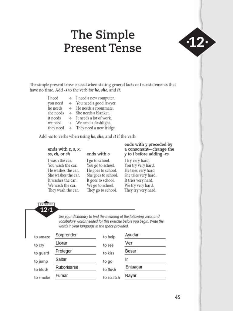 Practice04 Presentsimple | PDF