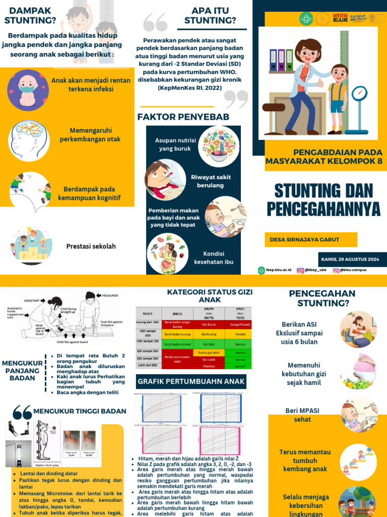 Leaflet Pengmas Stunting | PDF